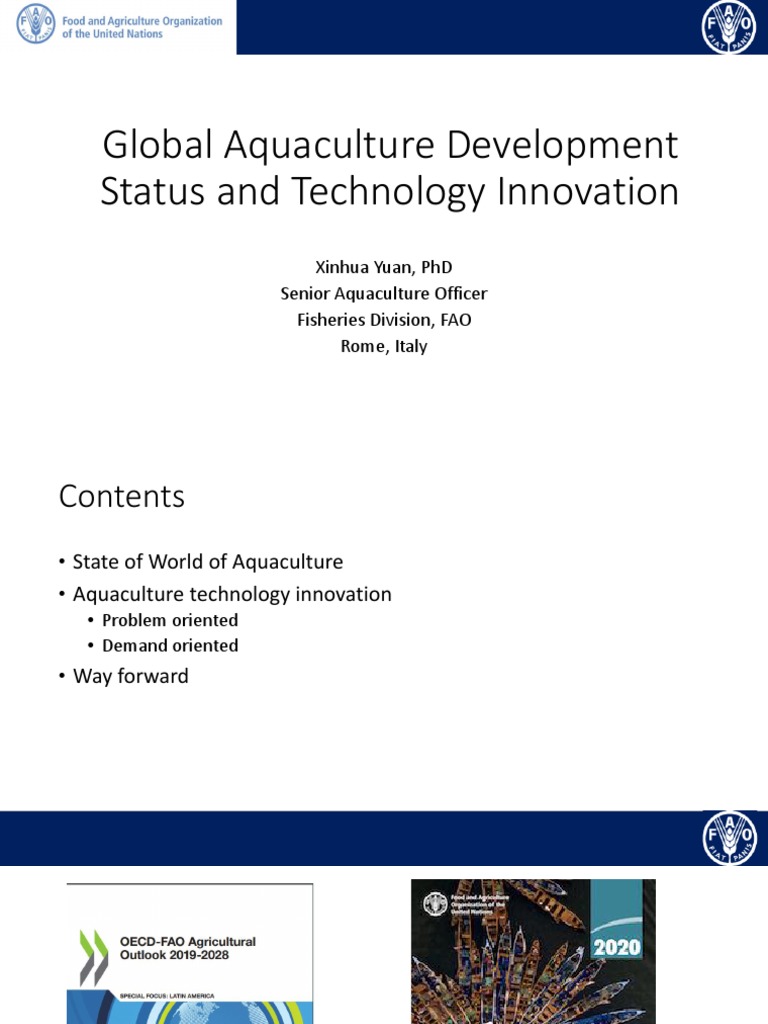Global Aquaculture Development Status and Innovation Trend | PDF