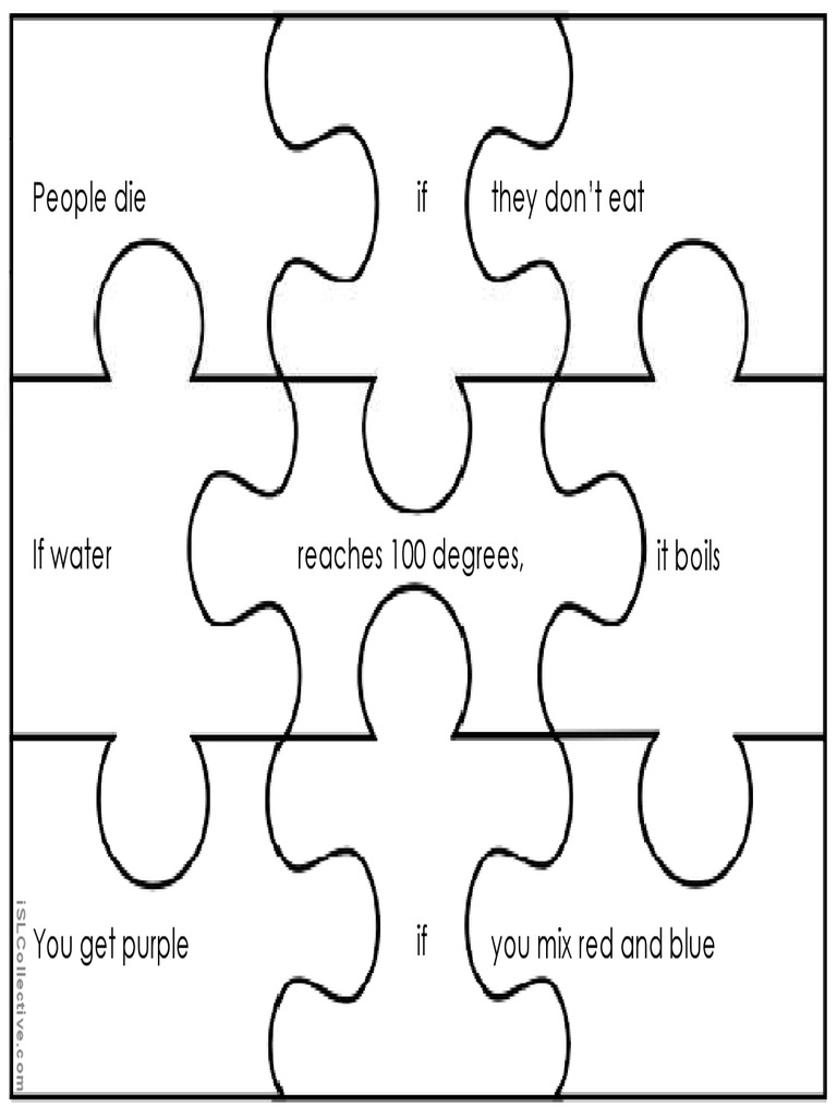 Zero Conditional Puzzles | PDF