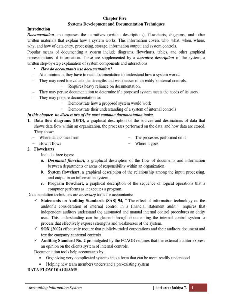 Ais Chapter 5 System Development Download Free Pdf Information Technology Information