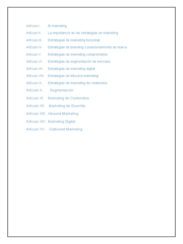 Estrategias Del Marketing Pdf Marketing Marca