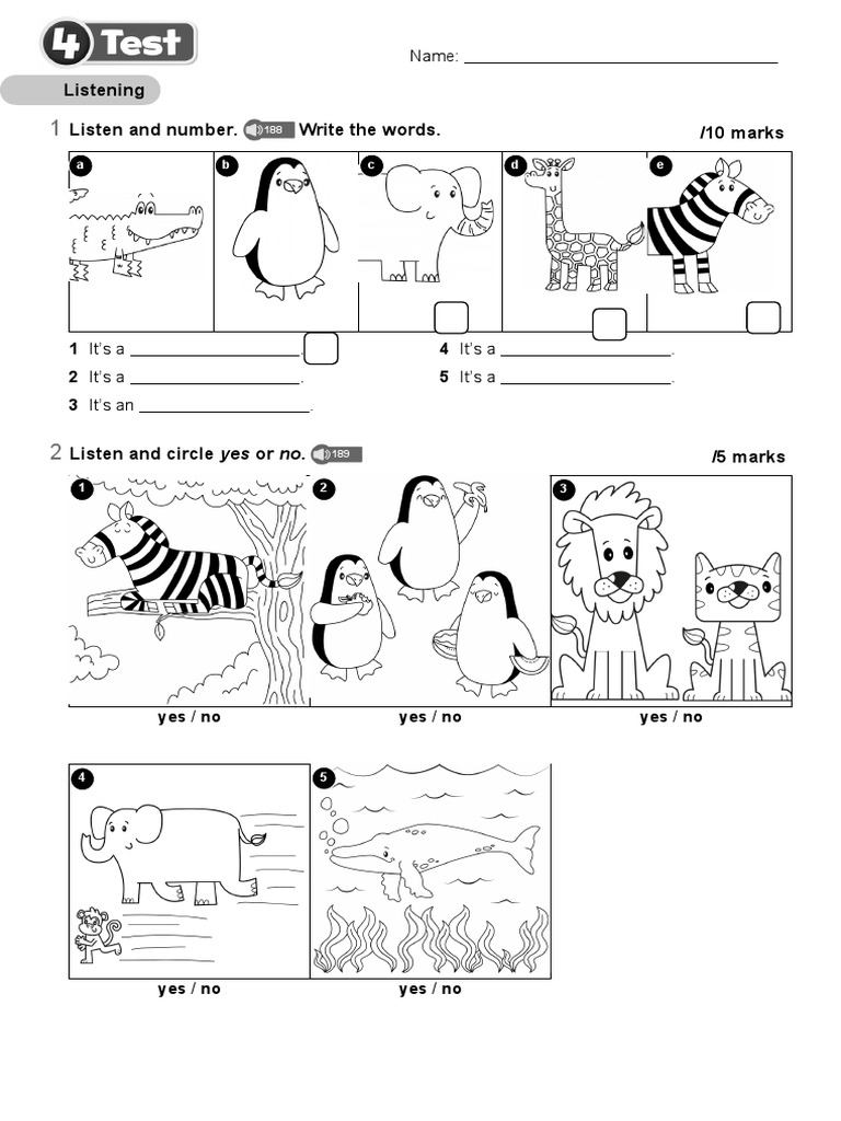 Oxford Thinkers 2 Unit 4 Test | PDF