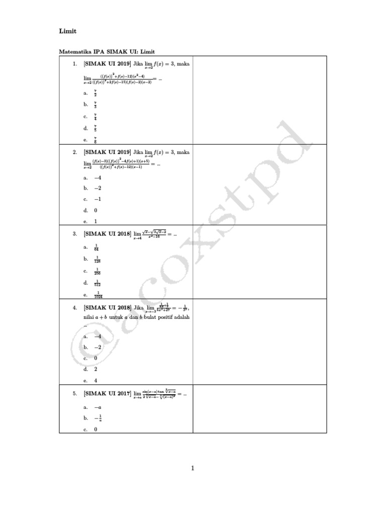 Matipa S Limit | PDF