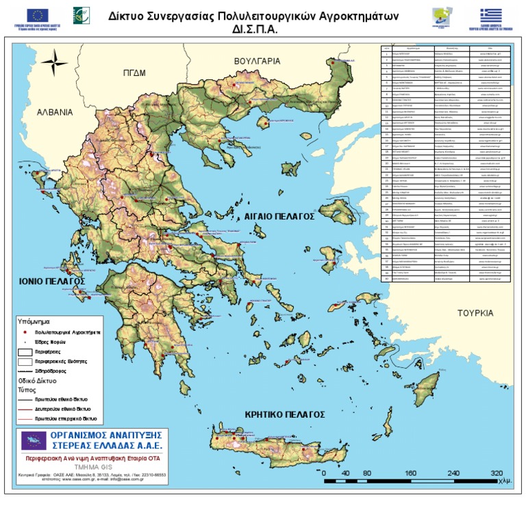 Χάρτης Δικτύου Πολυλειτουργικών Αγροκτημάτων | PDF
