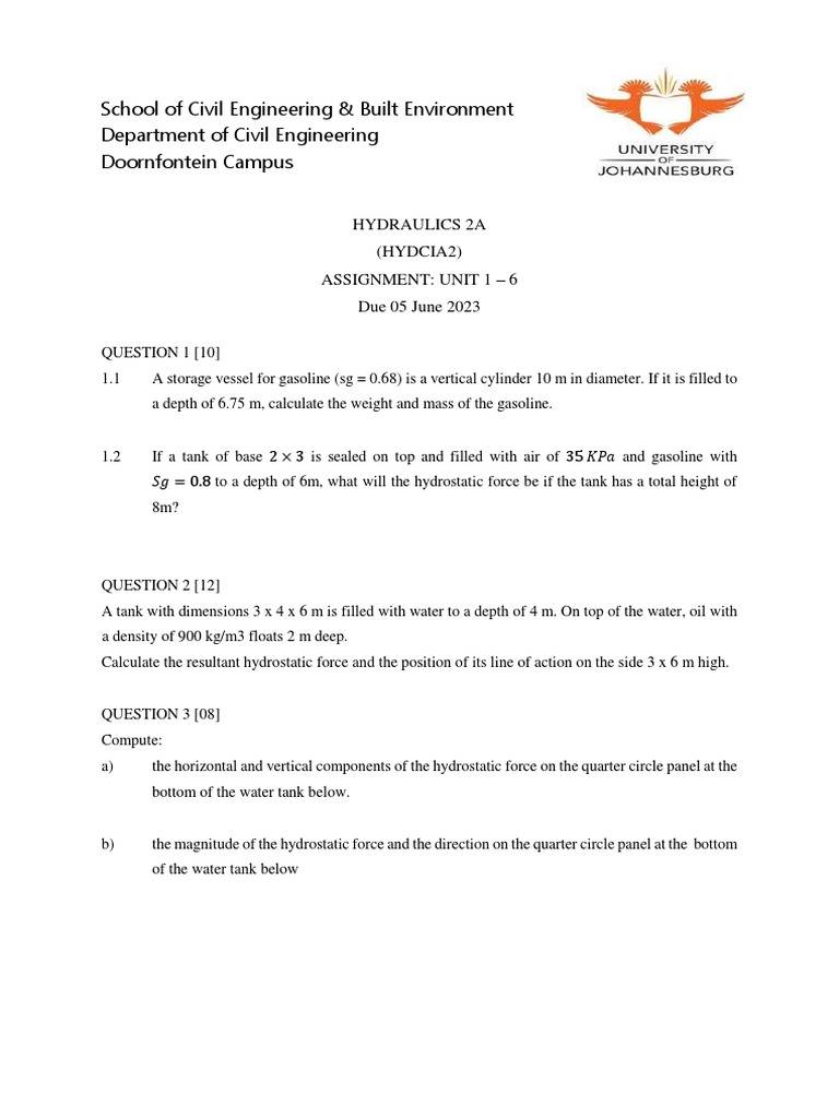 Assignment (Unit 1-6), 2023 | PDF | Science & Mathematics