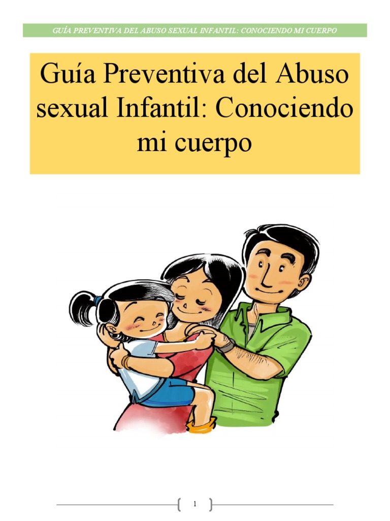 Guía Actualizada Prevención Abuso Sexual Infantil | PDF | Abuso sexual ...