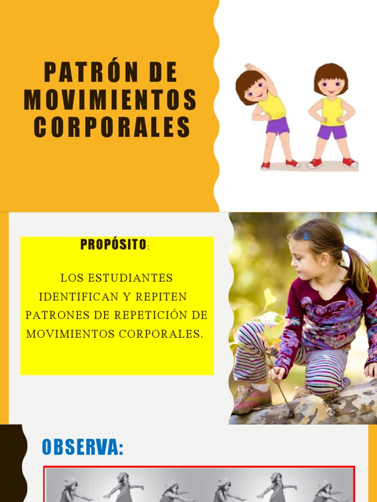 Patrones de Movimientos Corporales para Niños | PDF