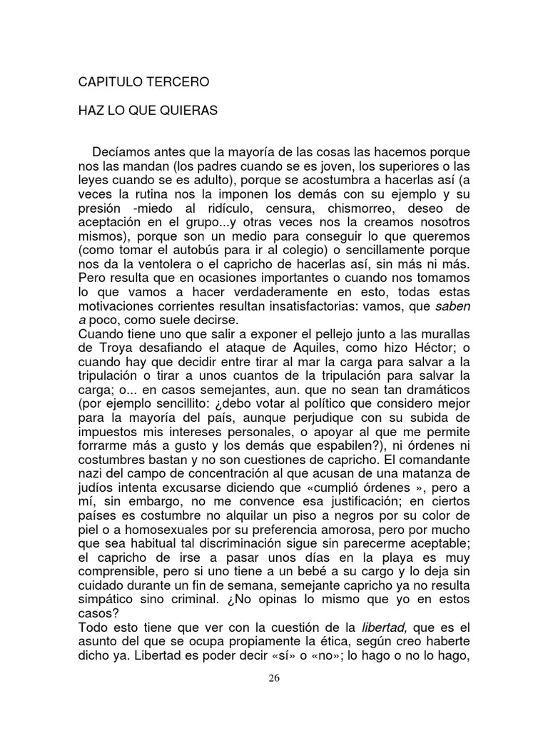 Etica para Amador 21 27 | PDF | Moralidad | Gargantua y Pantagruel