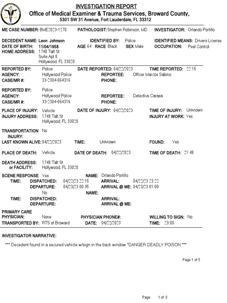 Pesticide Worker Found Dead in Truck | PDF | Social Science