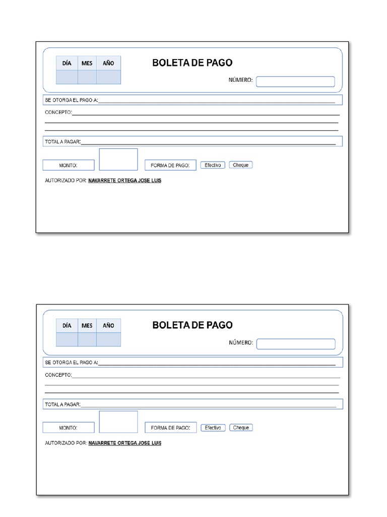 Boleta de Pago | PDF