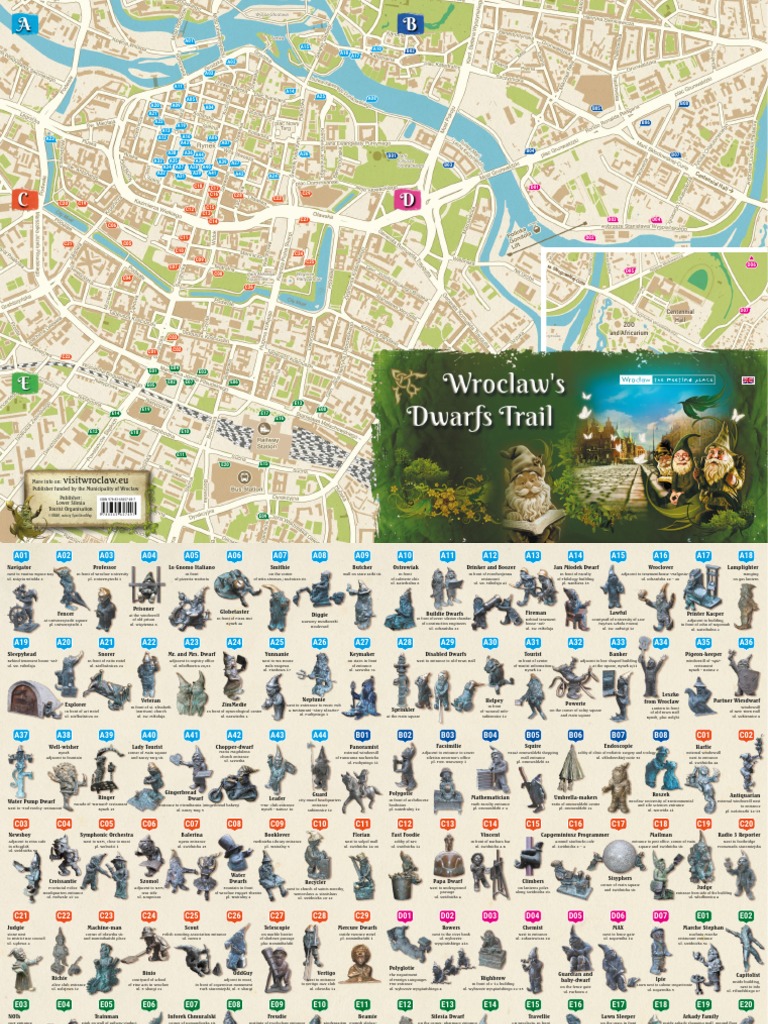 Dwarfs in Wroclaw - Map - EN | PDF