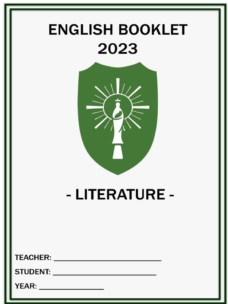 English Booklet 1ro A | PDF