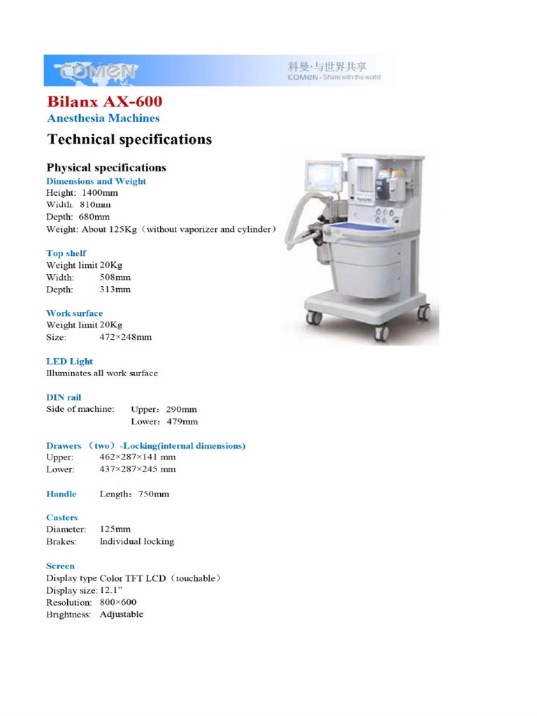 AX-600 - Specification | PDF