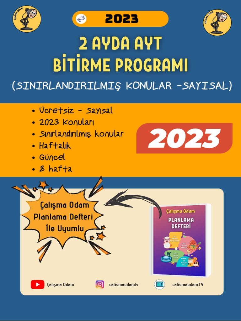 2 Ayda Ayt Sayısal 2023 | PDF