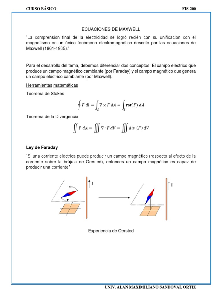 Maxwell | PDF | Campo magnético | Electricidad