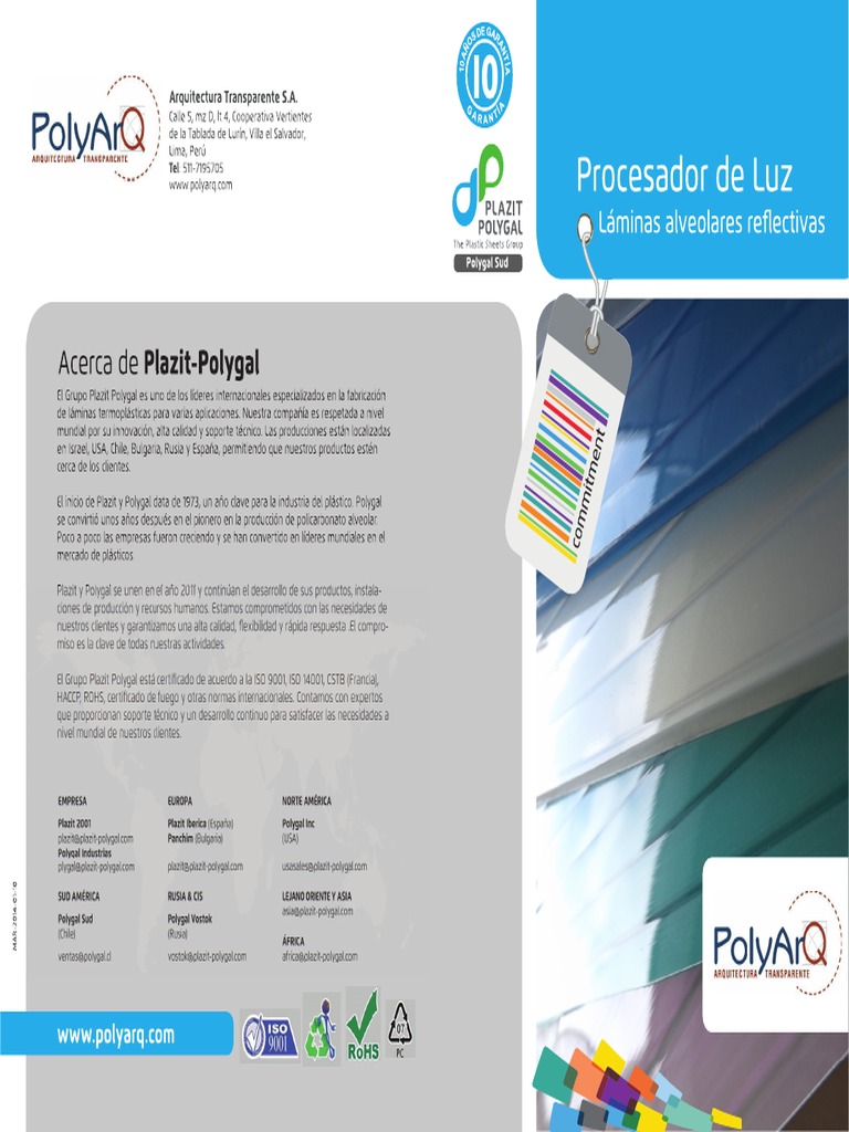 POLYSHADE - Detalles Tecnicos | PDF