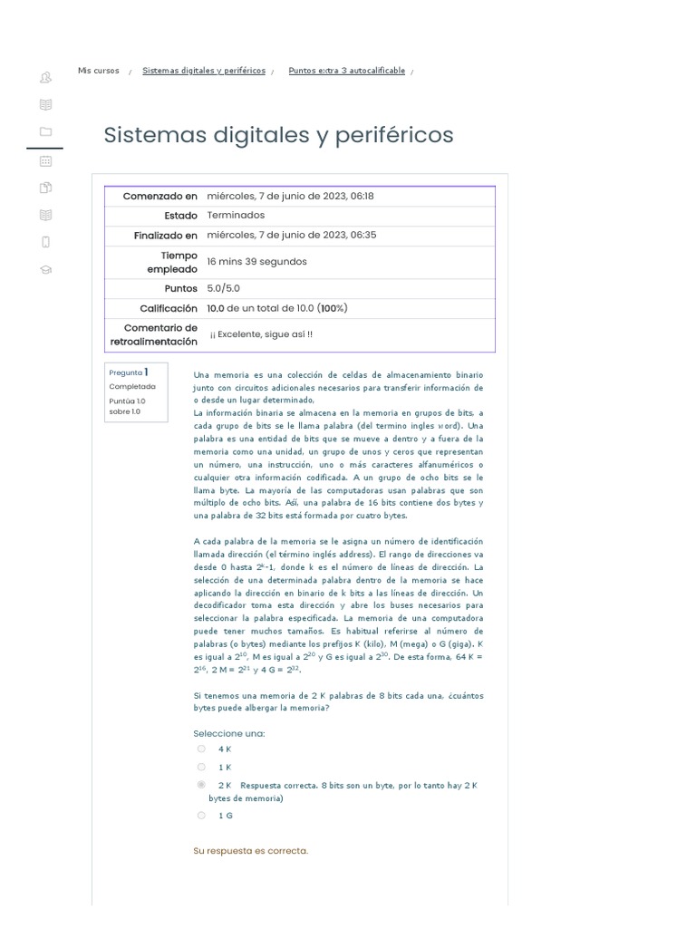 Puntos extra 3 autocalificable_ Revisión del intento | PDF | Poco | Byte