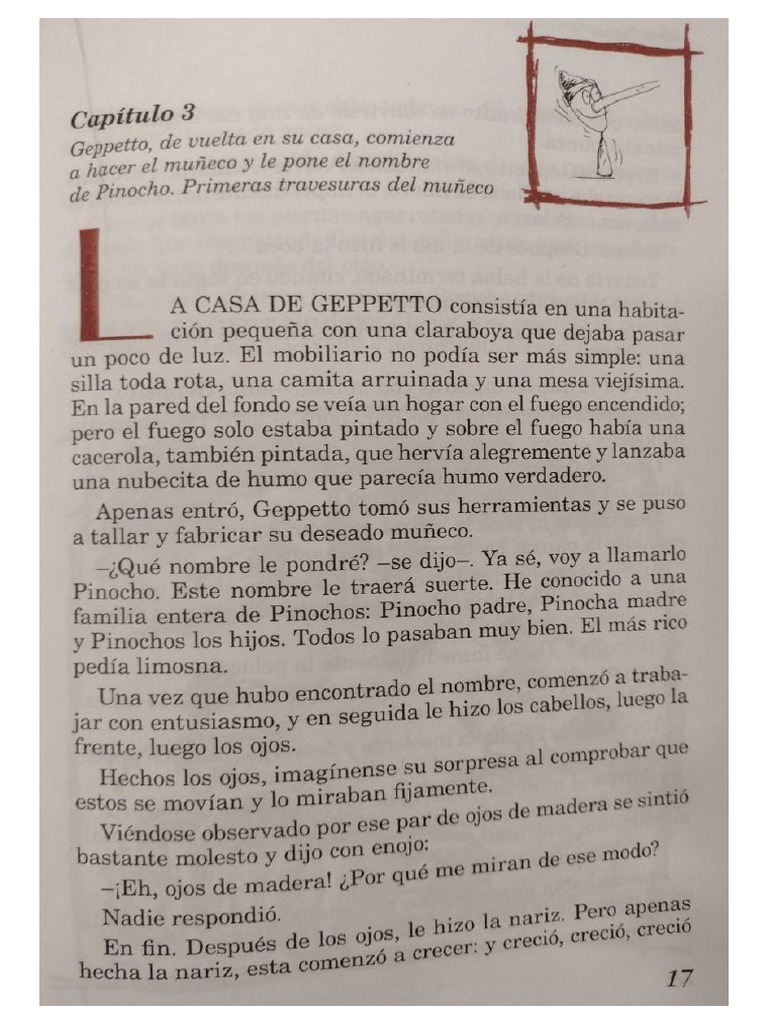 Pinocho Capítulo3 | PDF