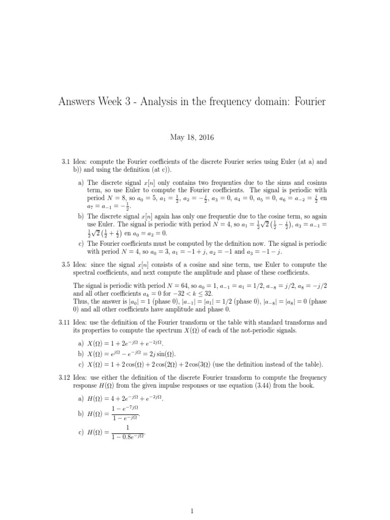 Book Answers ch3 | PDF
