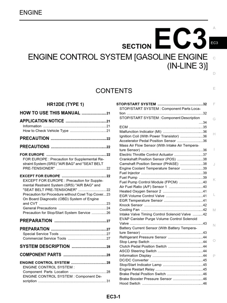 Engine Control Gas in Line 3 | PDF | Throttle | Internal Combustion Engine