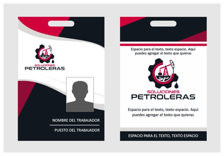 Gafete Editable para Imprimir en Papel 544 PDF | PDF