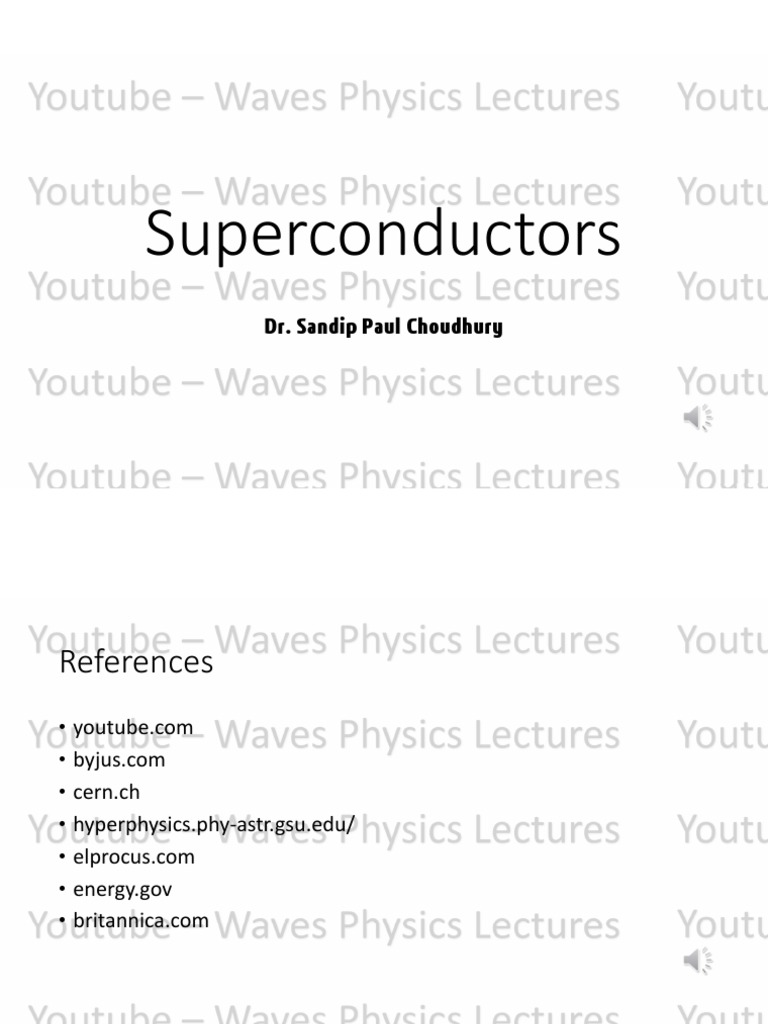 Superconductors: Definition, Types, and Applications | PDF | Superconductivity | Materials Science