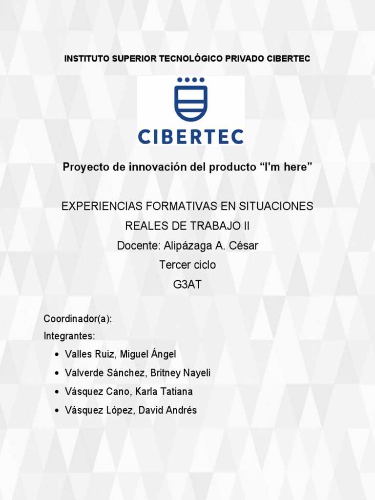Instituto Superior Tecnológico Privado Cibertec | PDF | Marketing ...