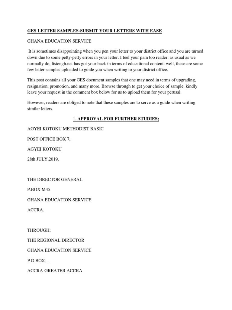 SAMPLES-OF-GES-LETTERS-1 (1) | PDF