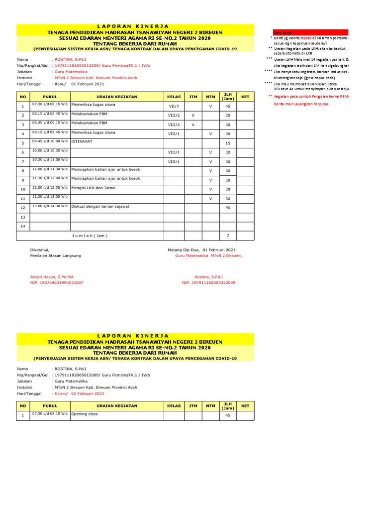 LKH & LKB-Guru-Februari 2023 | PDF