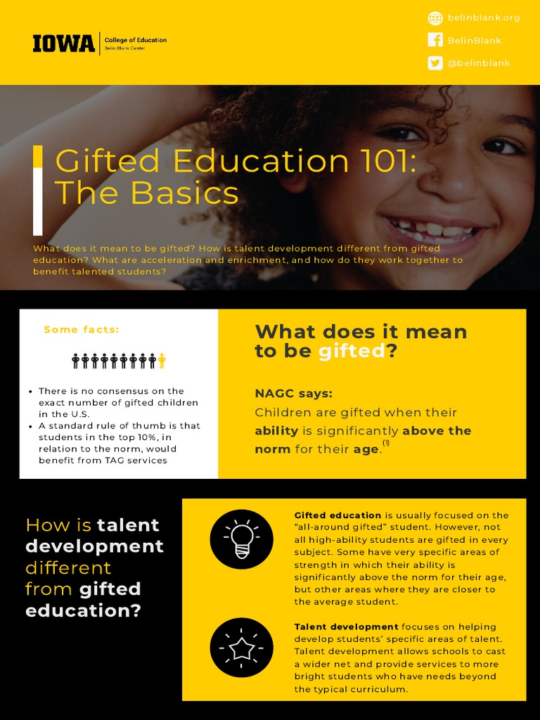 Gifted Education Basics Explained | PDF | Gifted Education ...