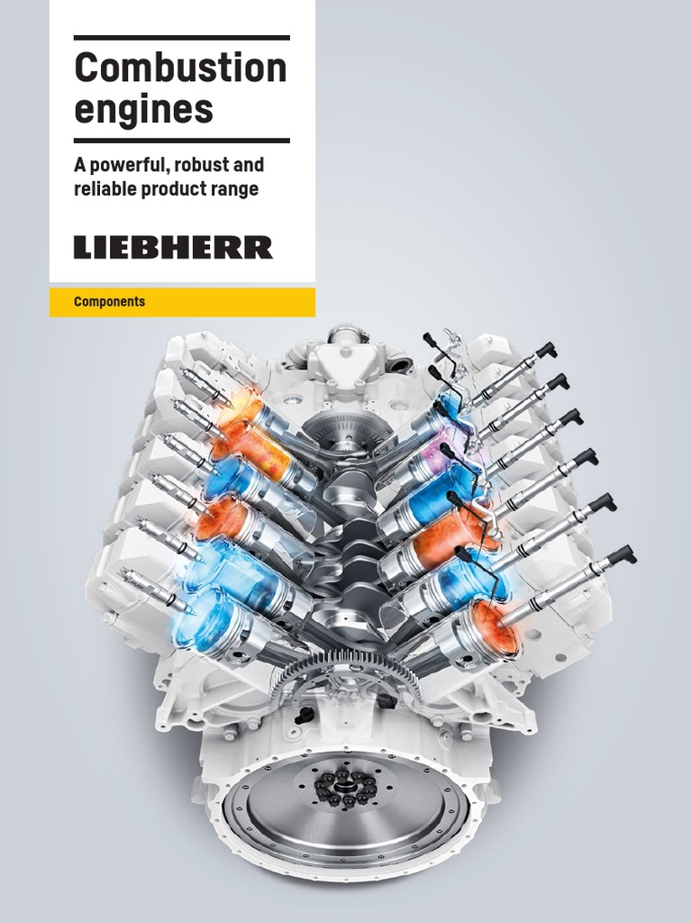 Liebherr Combustion Engines Product Line Brochure Es Web | PDF | Engines | Horsepower