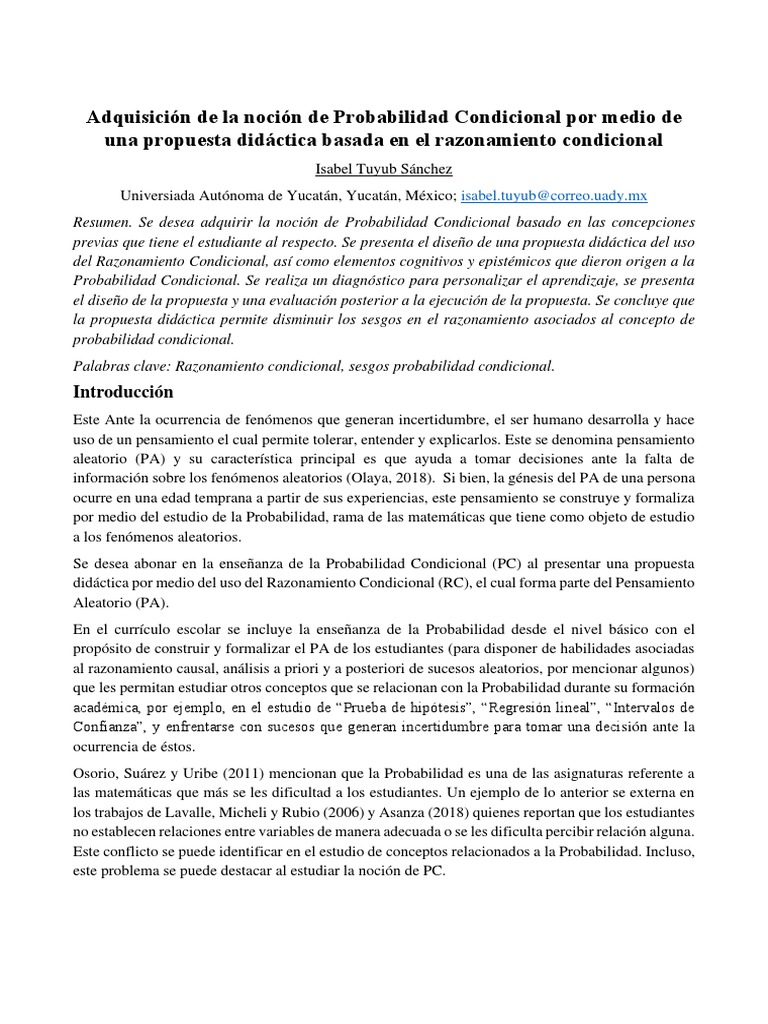 Tuyub Sánchez GTT17 | PDF | Aprendizaje | Pensamiento