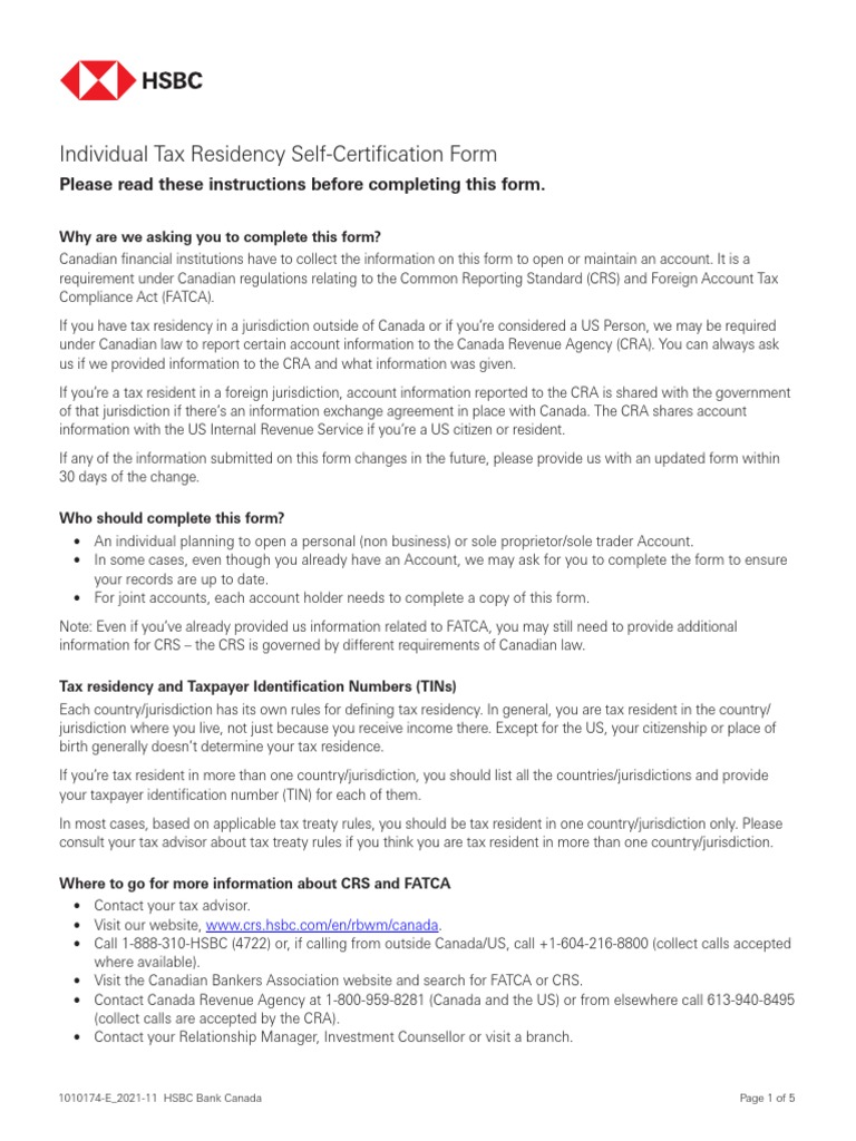 individual-tax-residency-self-certification-form | PDF