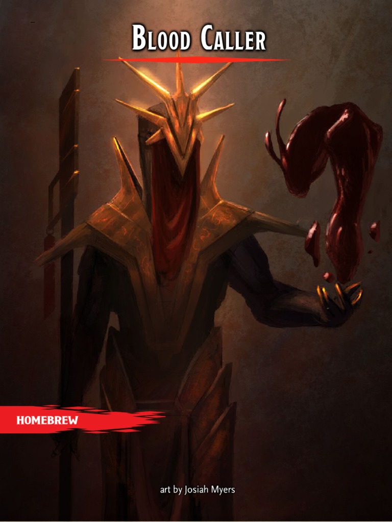 Blood Caller - GM Binder | PDF