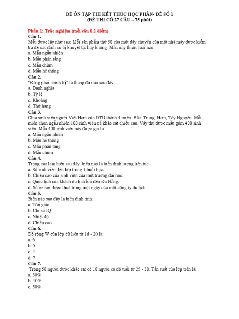 ON THI KTHP-DE1 | PDF