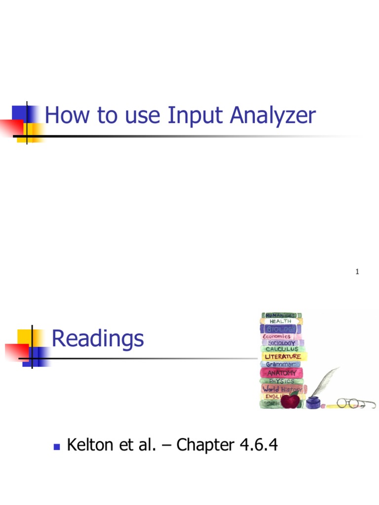 Input Analyzer Instructions | PDF | Chi Squared Distribution | Statistics
