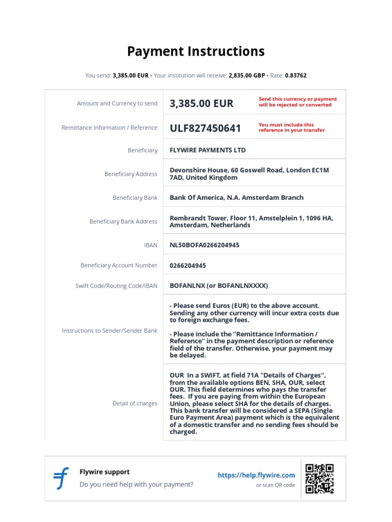 ULF827450641 Auth Letter | PDF | Wire Transfer | Economies