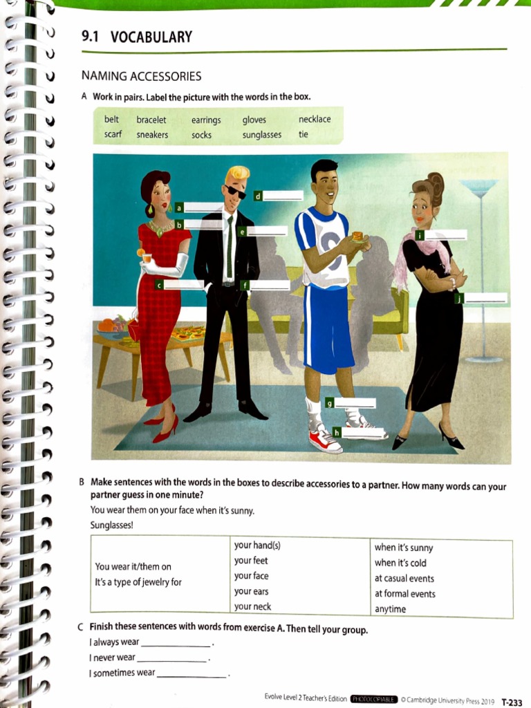 Vocabulary Review Unit 9 and 10 | PDF | Fashion | Clothing