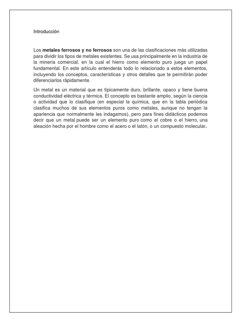 Materiales Ferrosos (Propiedades y Aplicaciones) | PDF | Rieles | Hierro