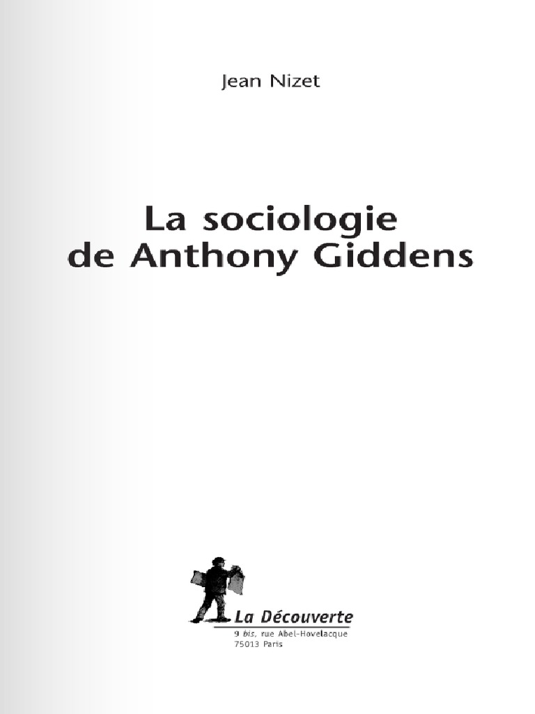La sociologie de Anthony Giddens ( PDFDrive )-1-62 | PDF