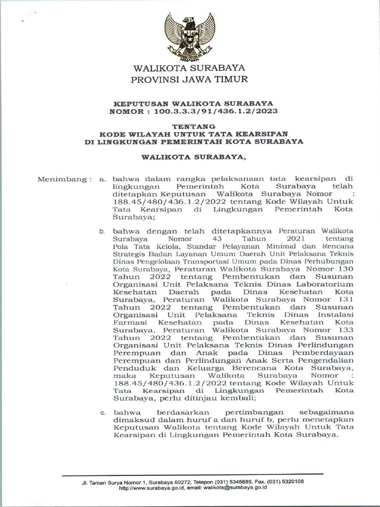 Penomoran Dokumen | PDF