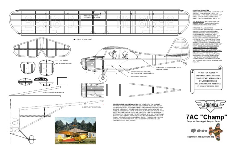 Aeronca 7ac Champ Final | PDF | Fuselage | Aerospace Engineering