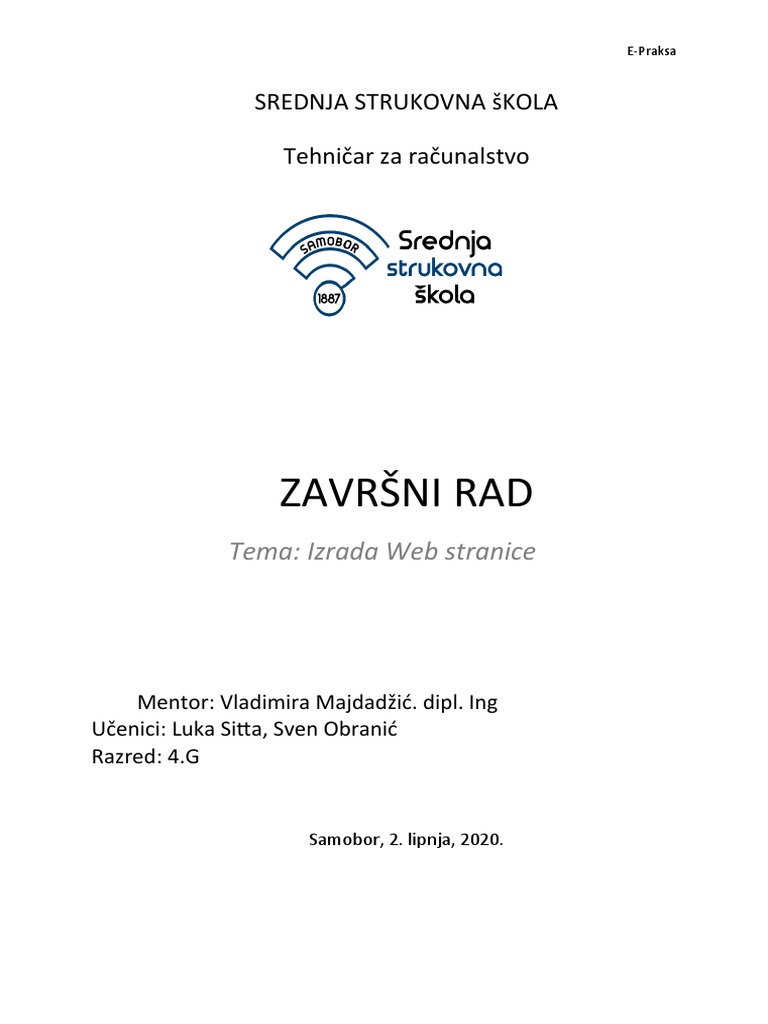 Završni Rad | PDF