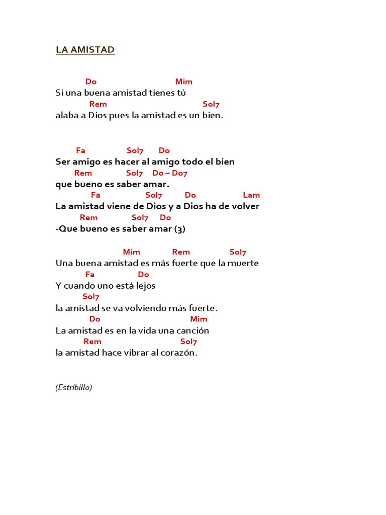 La Amistad | PDF