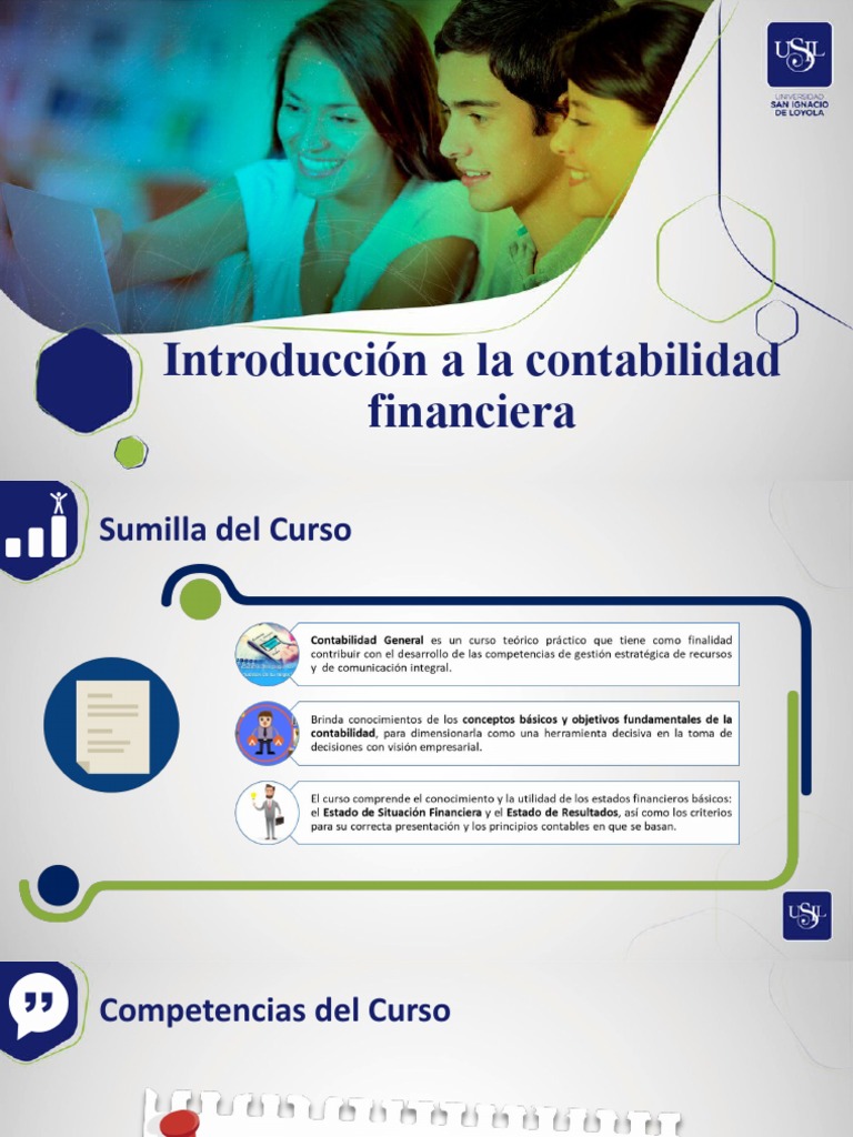 SEMANA 1 - Introducción Contab Financiera | PDF | Contabilidad | Estado financiero