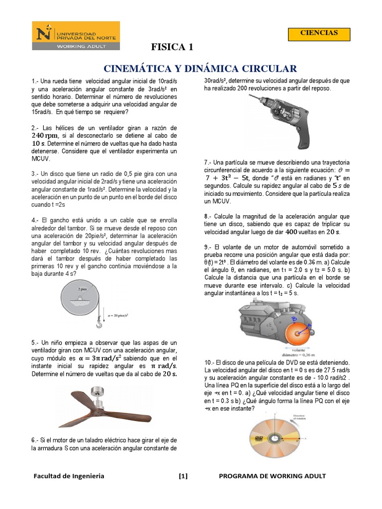TC - 04 - Cinemática y Dinámica Circular | PDF | Tecnología