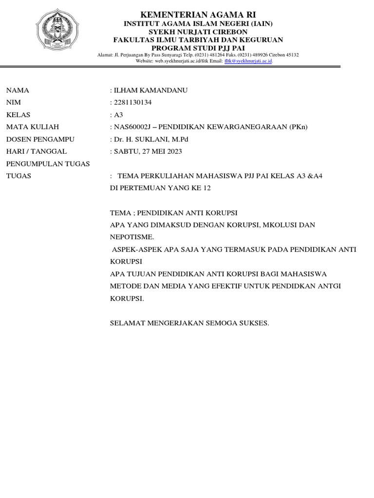 Resume T11 P12 MK PKN 2023 | PDF