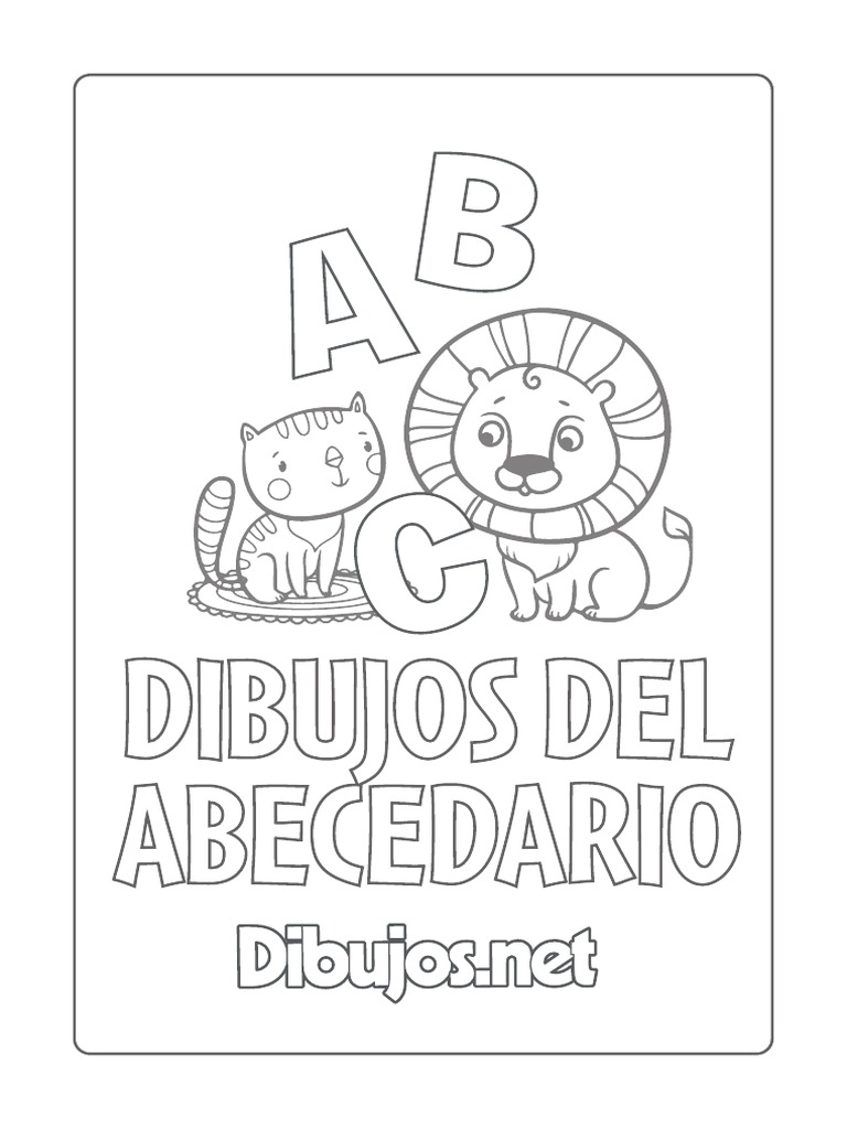 Libro para Colorear Del Abecedario | PDF