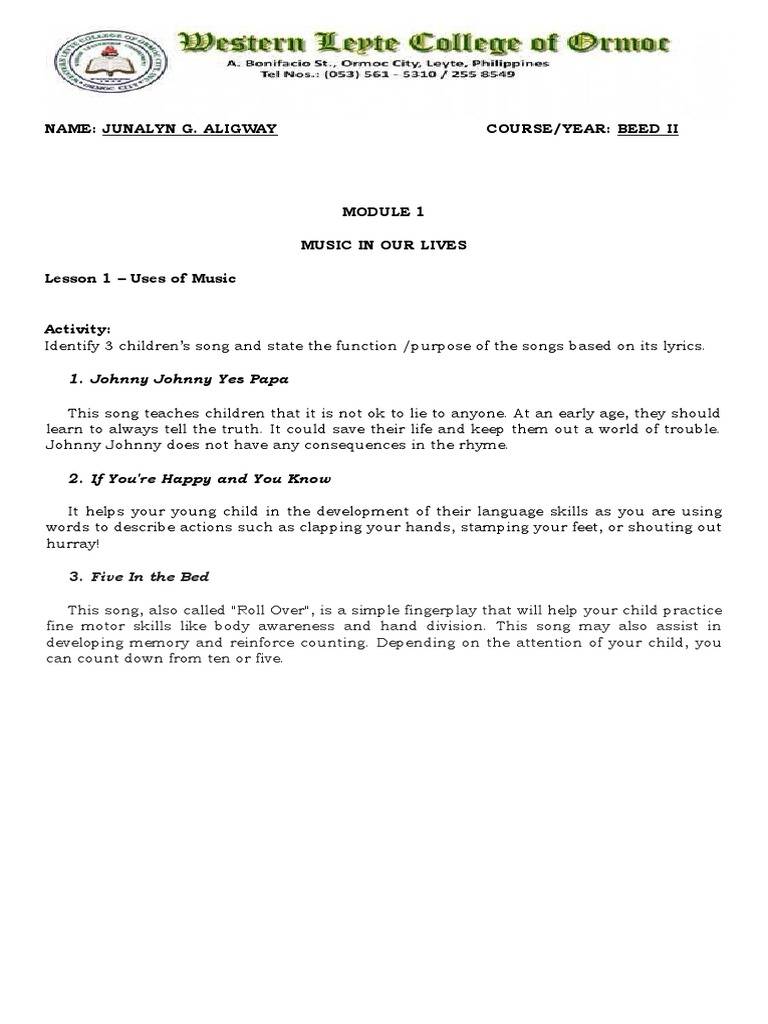 MODULE 1 Answer | PDF | Emotions | Psychological Concepts