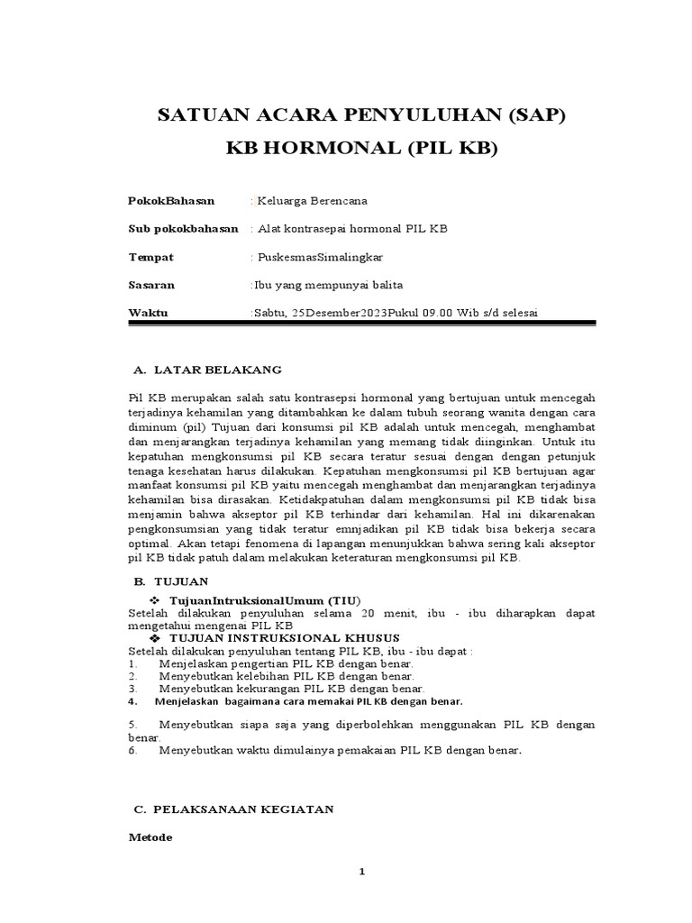 Yunisa SAP KB PIL | PDF