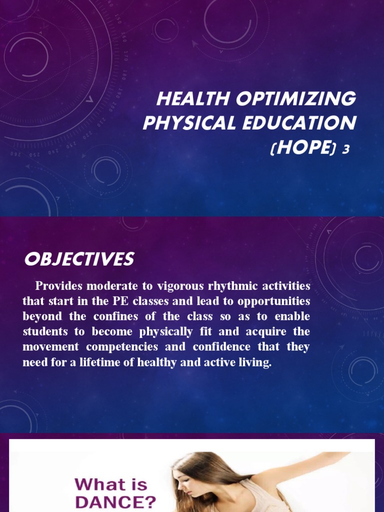 Health Optimizing Physical Education HOPE 3 | PDF | Career & Growth